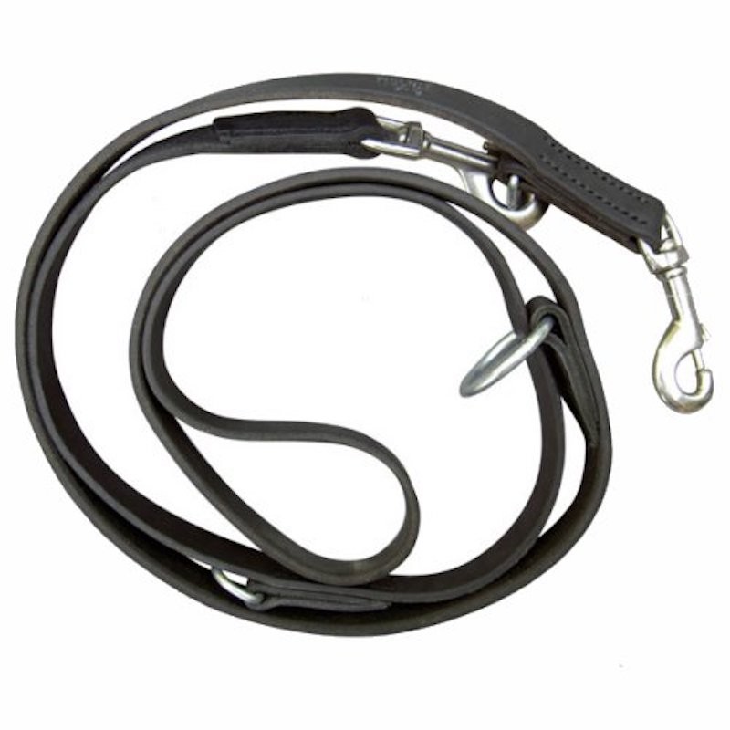 Laisse multiposition cuir gras